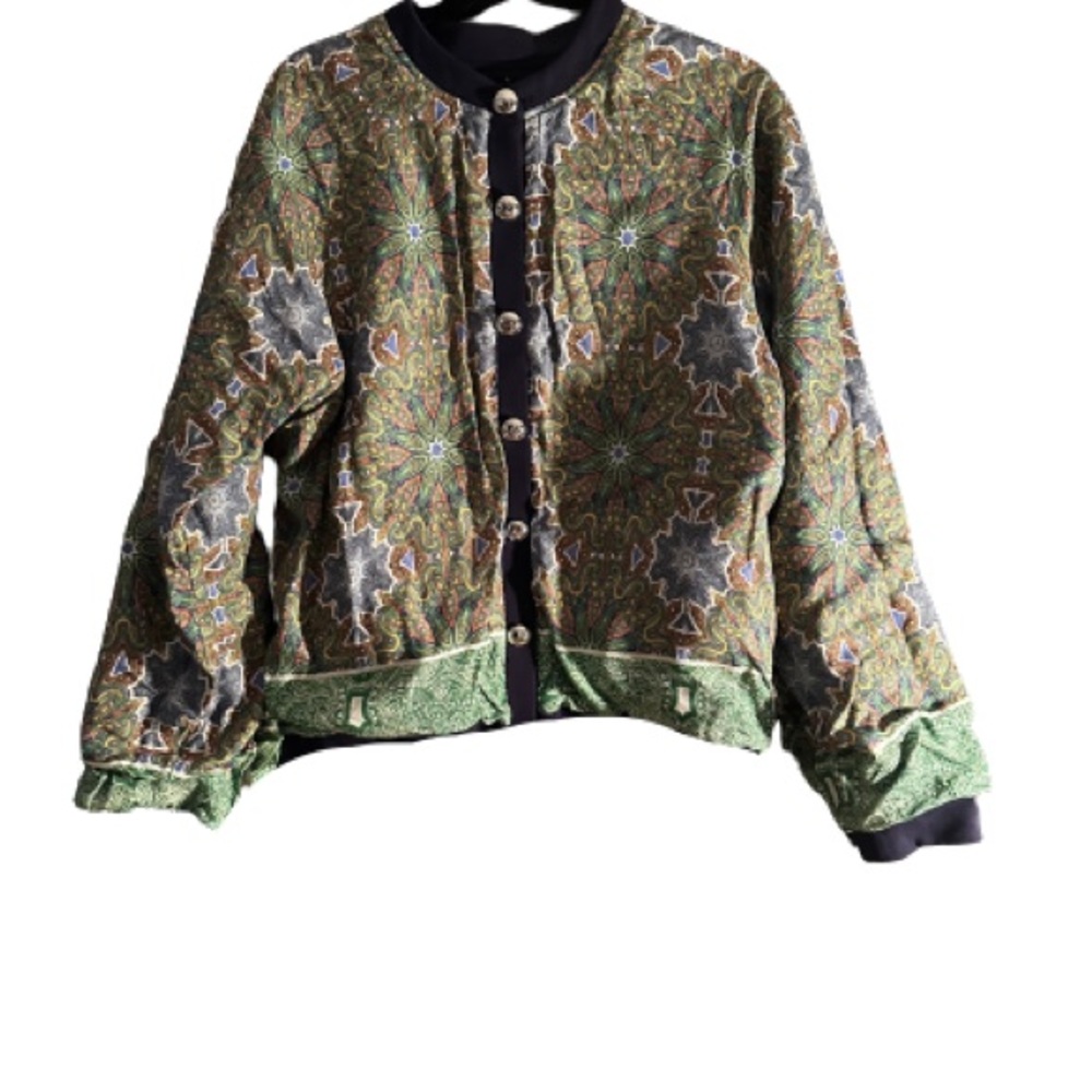 Royalty By Maluma Men’s Cotton Varsity Reversible Jac… - Gem